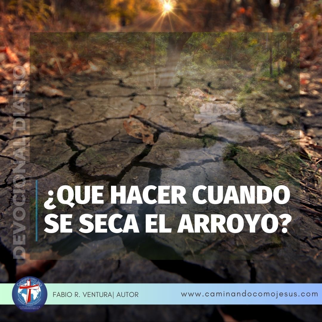 ¿QUÉ HACER CUANDO SE SECA EL ARROYO? – Caminando como Jesús